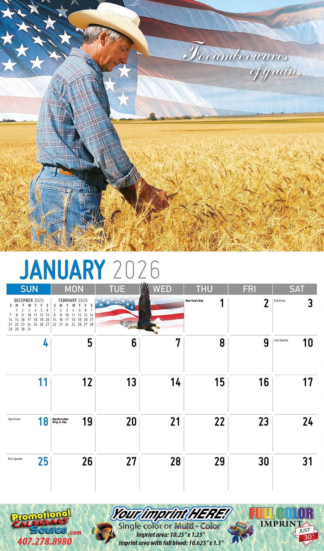 America the Beautiful Value Calendar