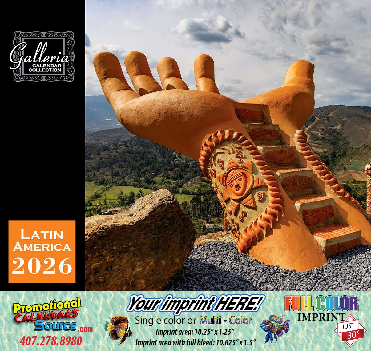 Beauty of Latin America Bilingual Calendar Spanish/English