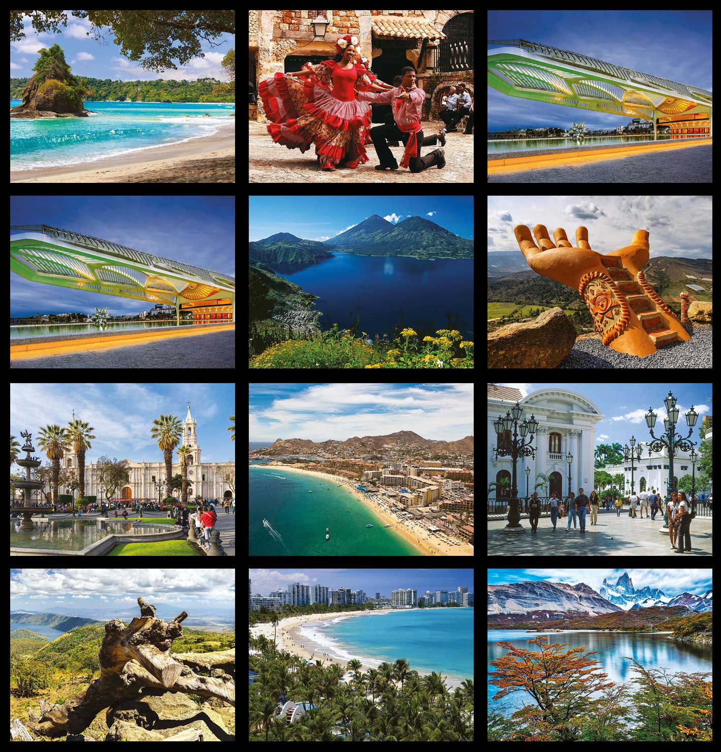 Beauty of Latin America Bilingual Calendar Spanish/English